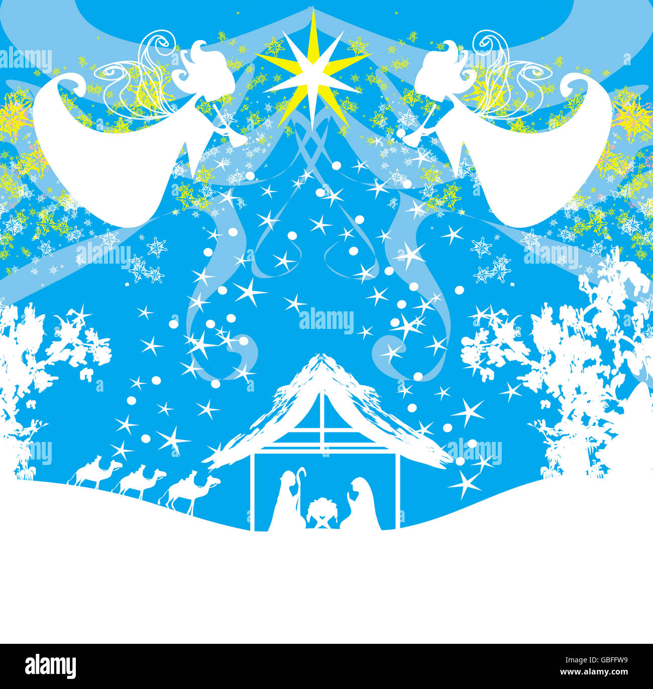 Birth of jesus bethlehem frame hi-res stock photography and images - Alamy