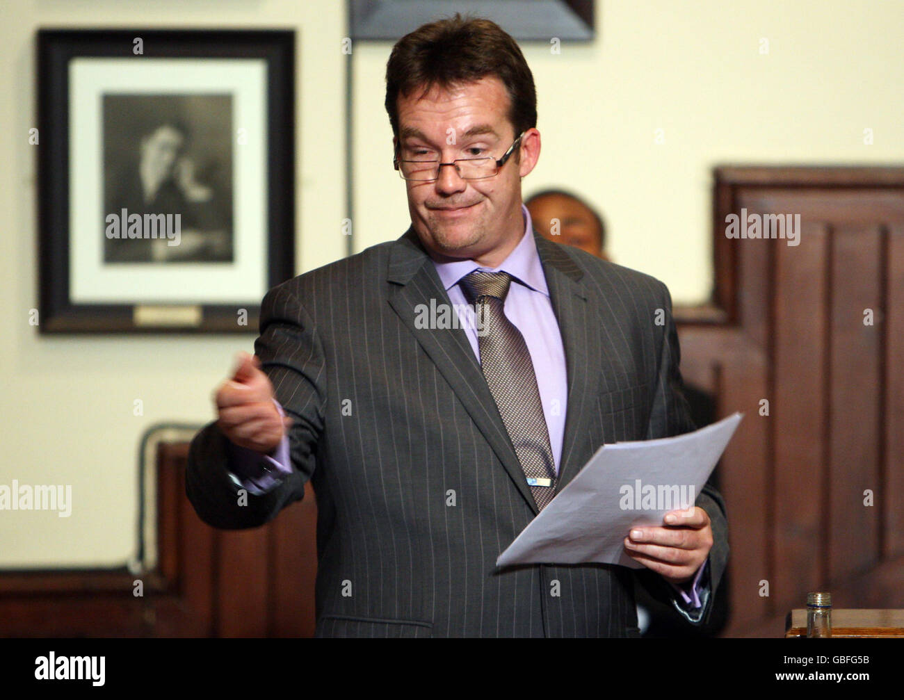 Robert Murat at Cambridge Union Stock Photo - Alamy