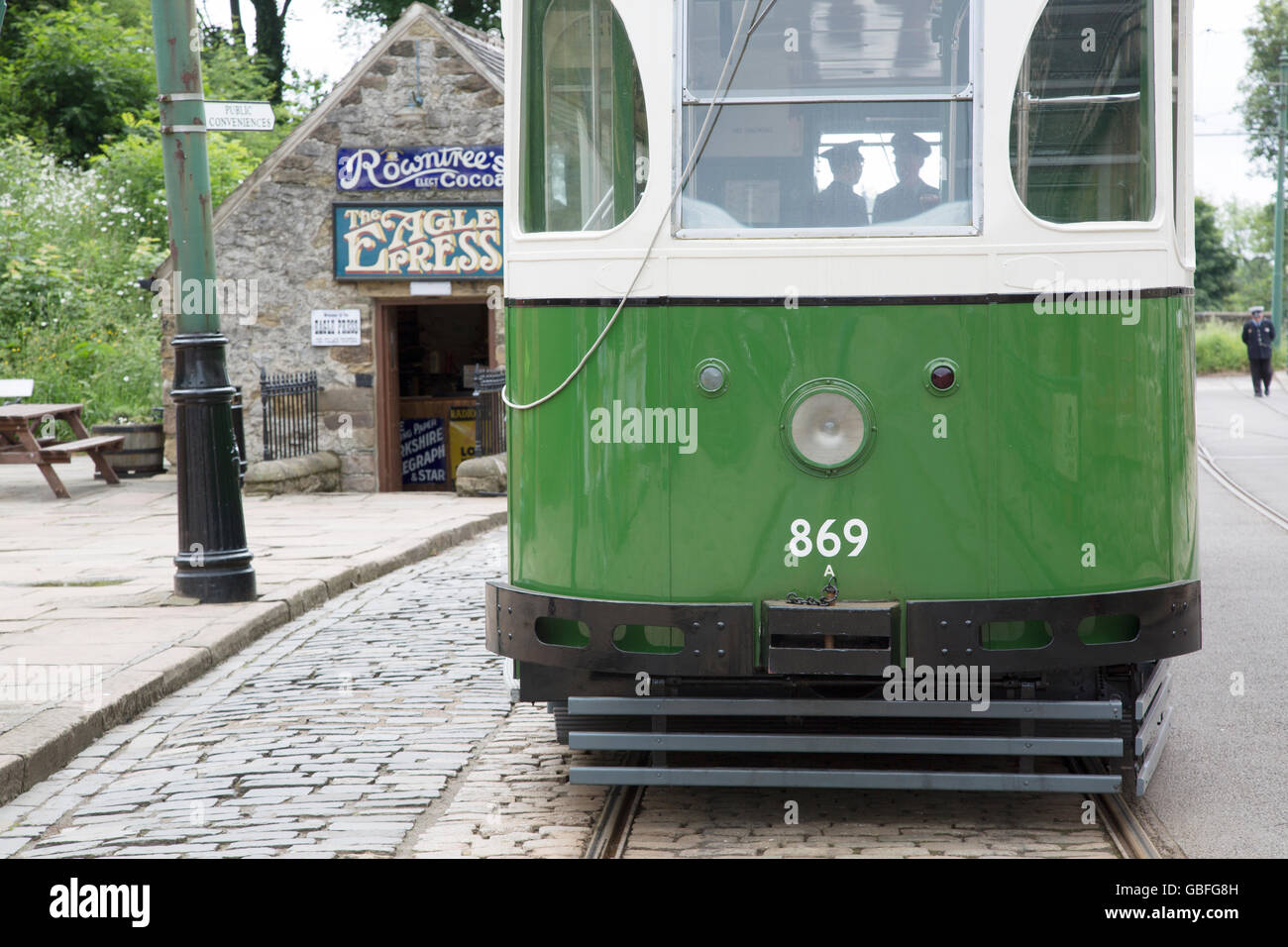 Liverpool Tram at National Tramway Museum and Village, Crich ...