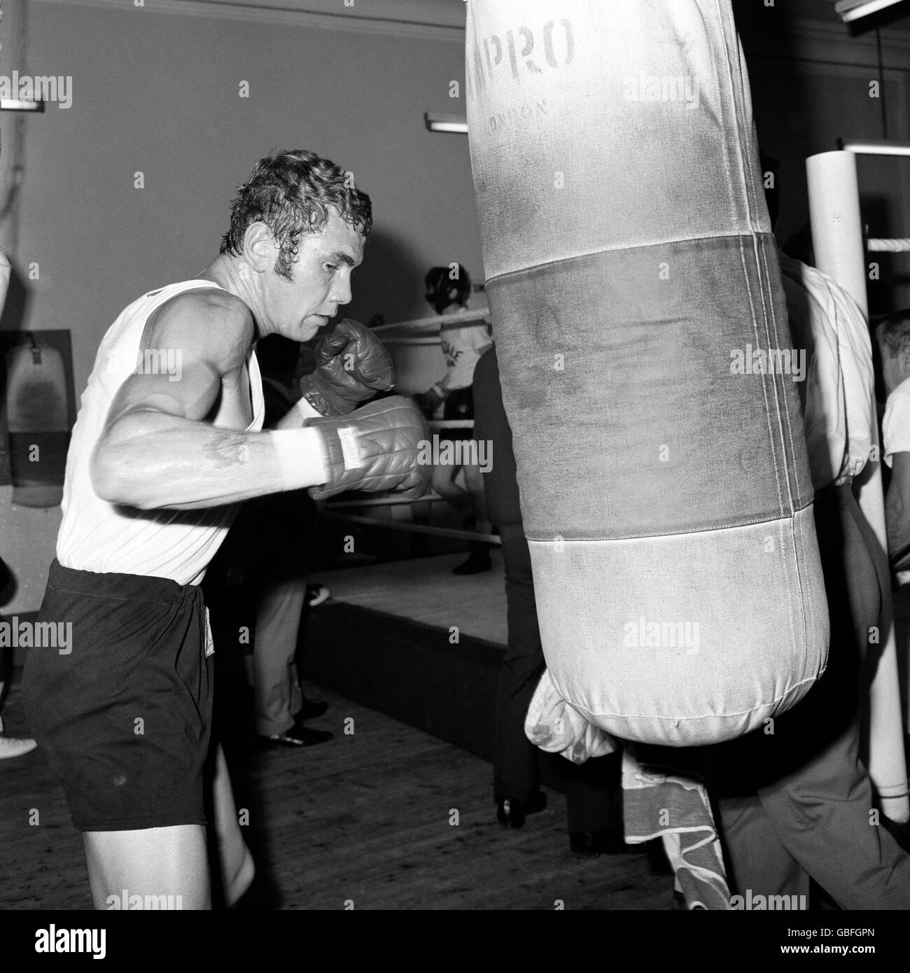 Boxing - Chris Finnegan - London - 1968 Stock Photo - Alamy