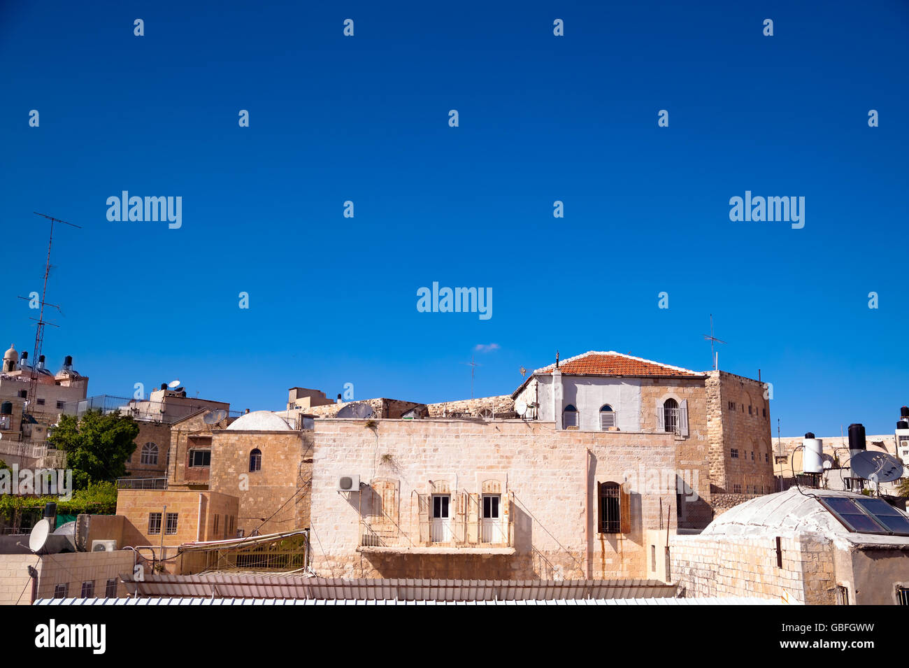 Residential houses in the Old City of Jerusalem Stock Photo - Alamy