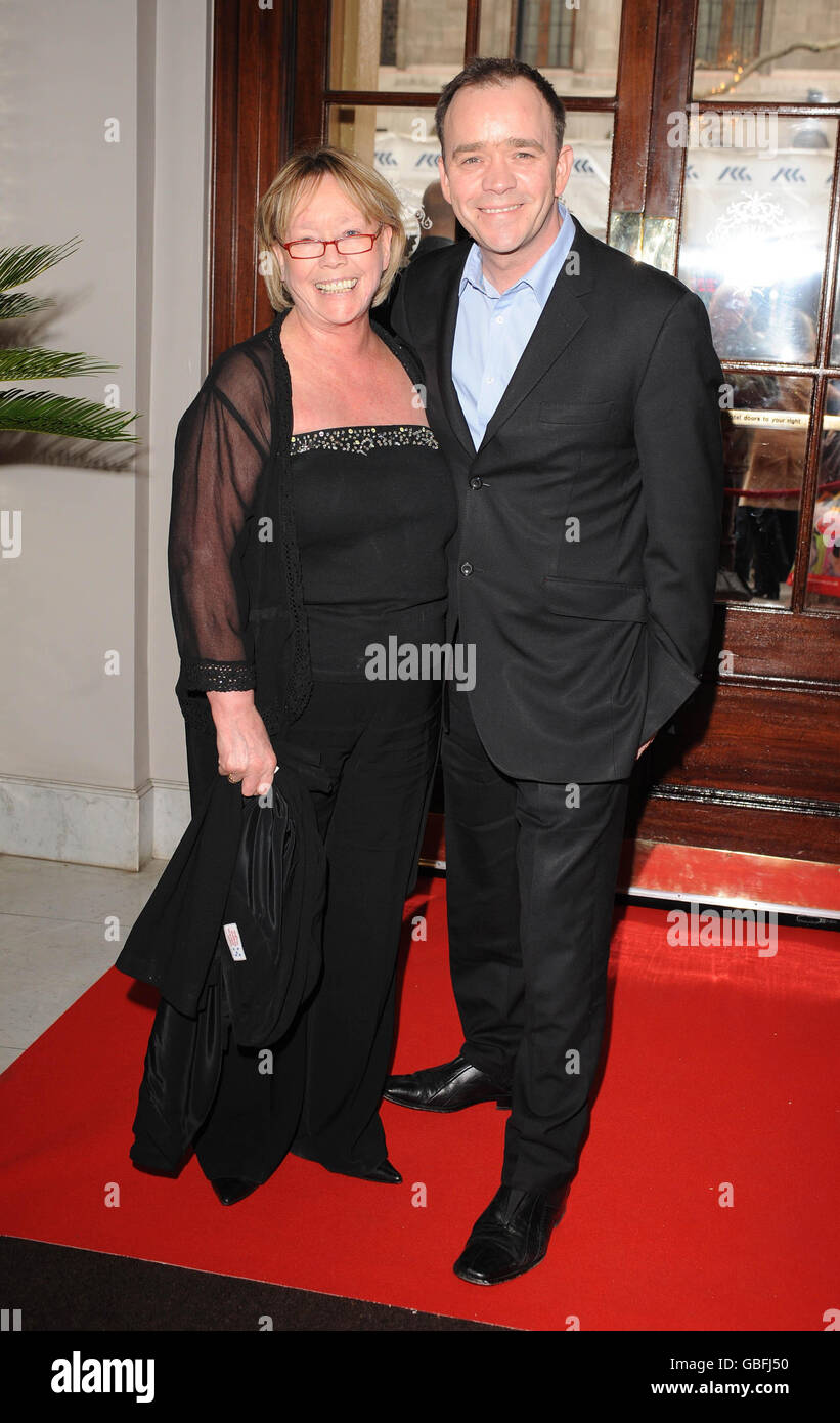 Todd Carty (Right) arrives with his mother (name not known) at the ...