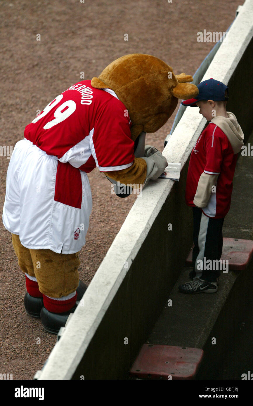 Nottingham forest mascot hi-res stock photography and images - Alamy