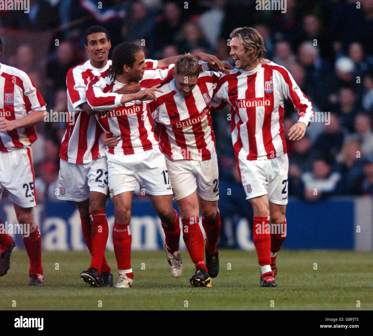 Stoke citys darel russell l hi-res stock photography and images - Alamy