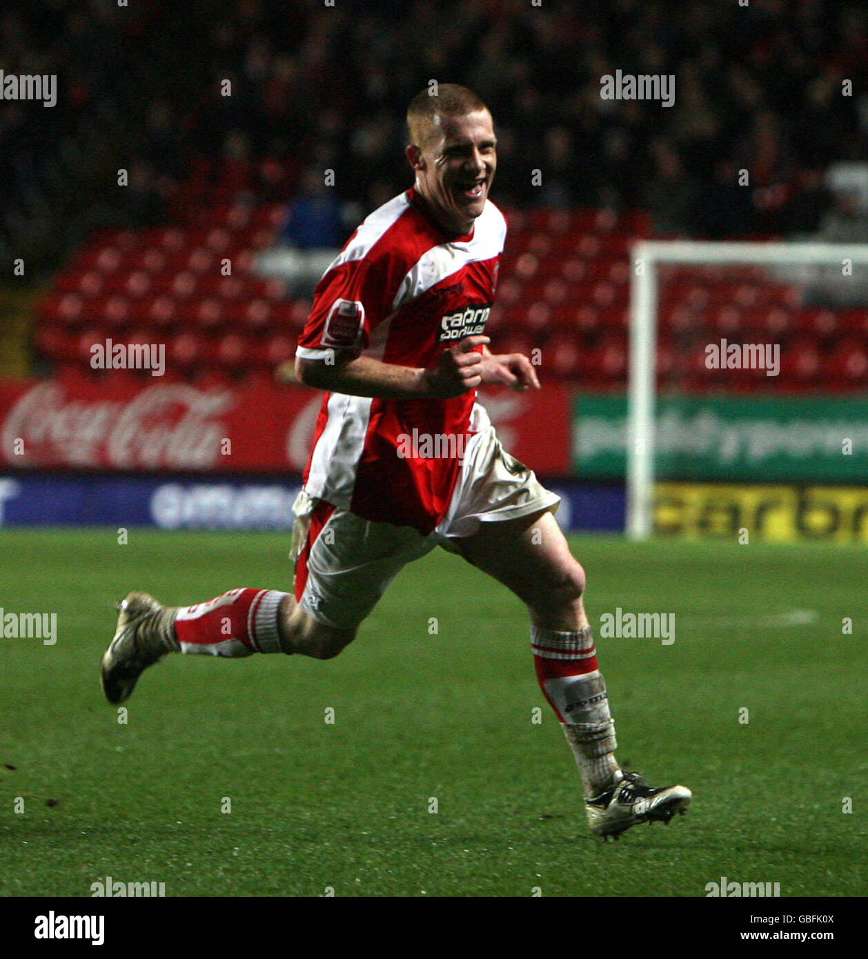 Charlton Athletic's Nicky Bailey celebrates scoring their only goal ...