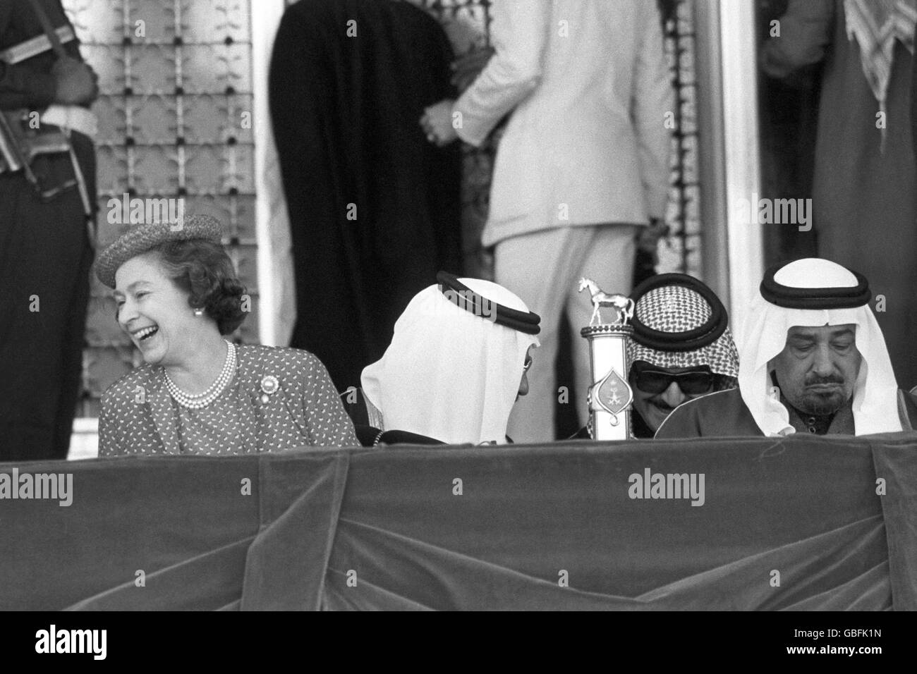 Royalty - Queen Elizabeth II Tour of the Middle East - Saudi Arabia ...