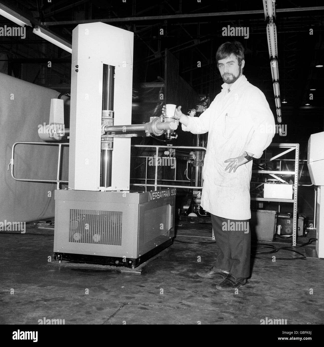 British Science and Technology - Robotics - Hatfield - 1968 Stock Photo ...
