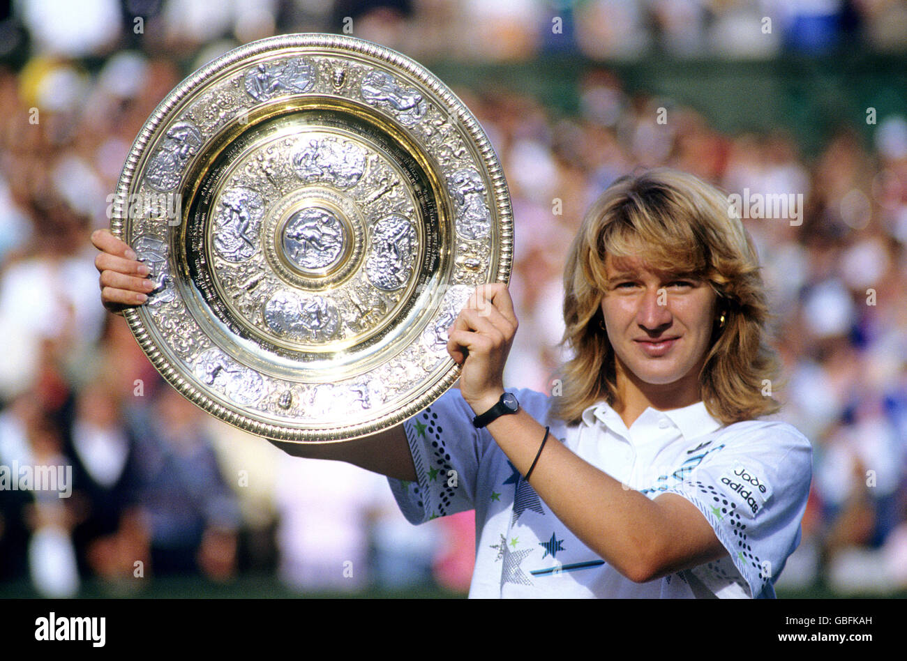 Tennis - Wimbledon Championships - Ladies' Singles - Final - Steffi ...
