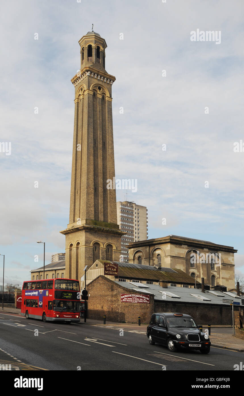 Kew Bridge Steam Museum. Kew Bridge Steam Museum in south London Stock ...