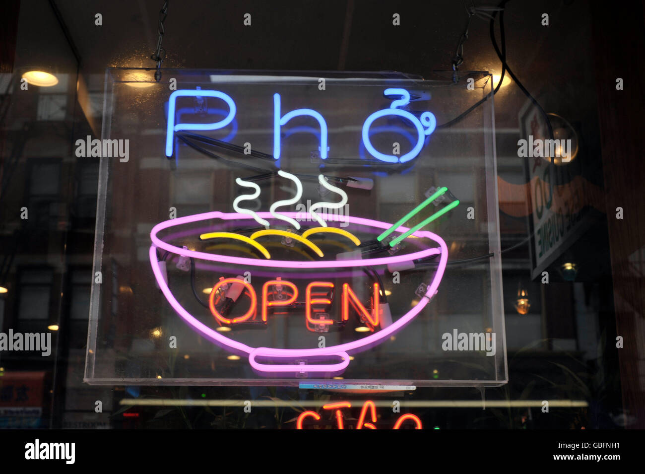 pho neon sign food Stock Photo - Alamy
