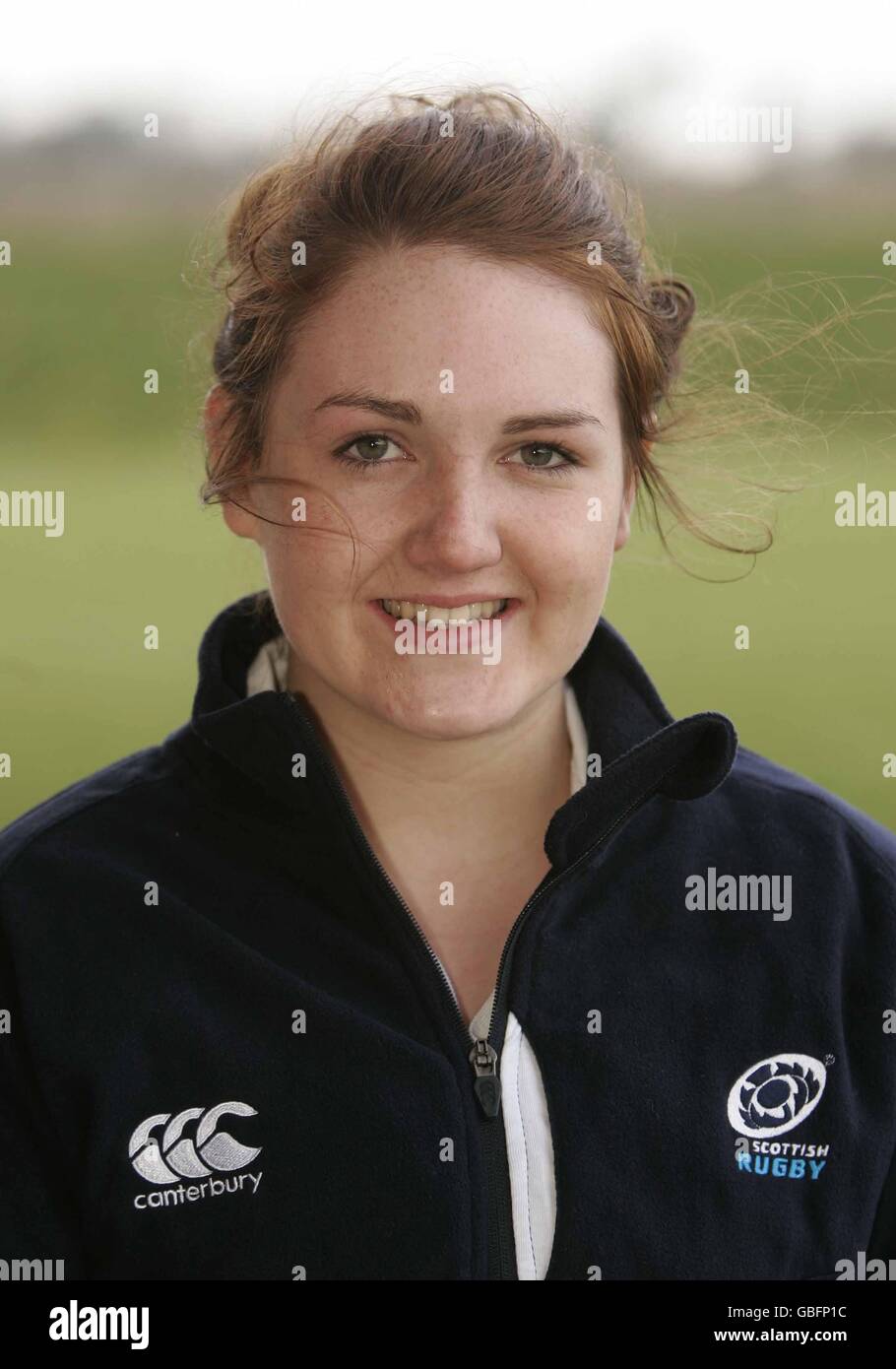Dawn Hope during the photocall at Lasswade RFC, Edinburgh Stock Photo ...