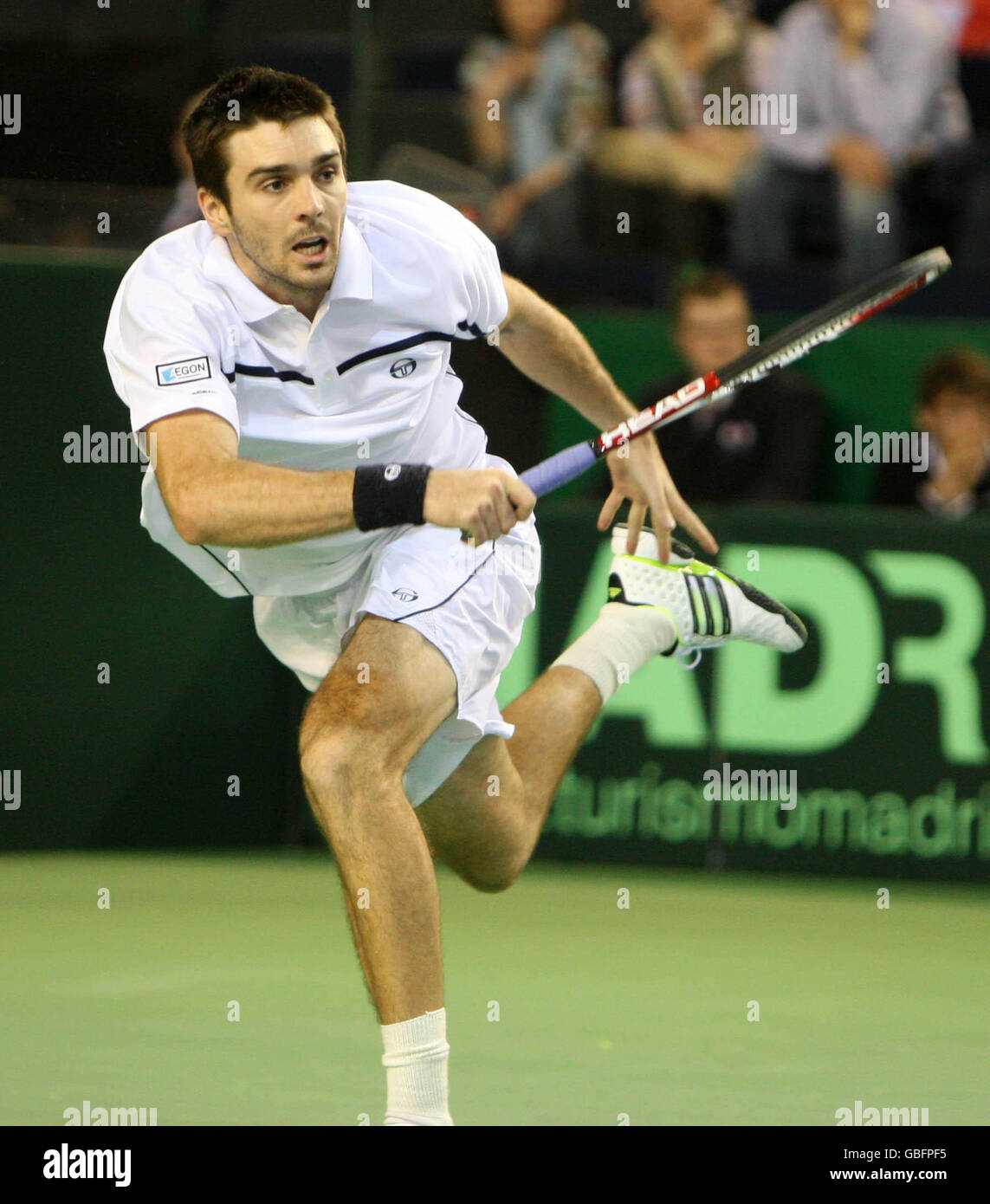 Great Britain's Colin Fleming during the Group One Europe/Africa Zone ...