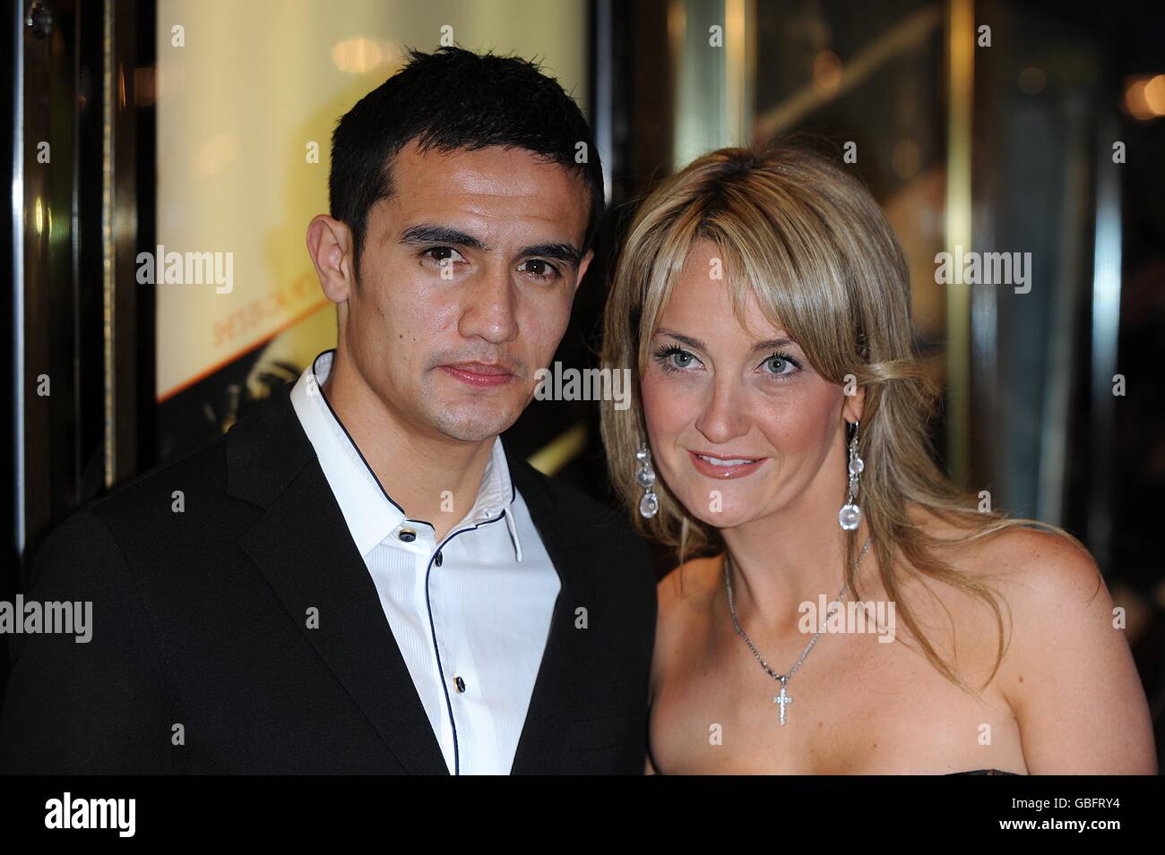 Tim Chill (left) and guest arriving for the premiere of Duplicity at ...