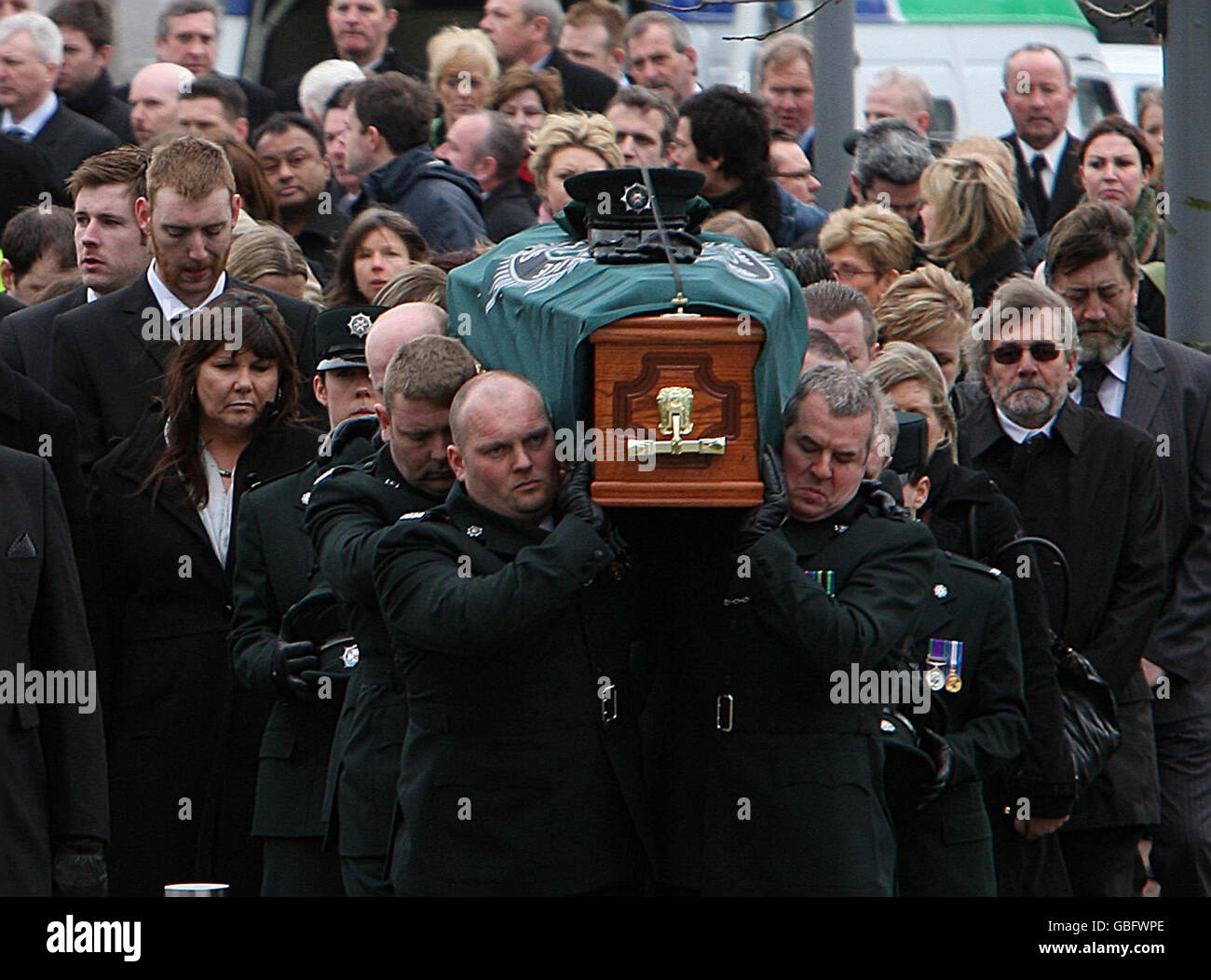 Follows the coffin of her husband hi-res stock photography and images ...