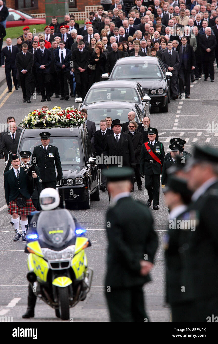 Police officer shot in Northern Ireland Stock Photo - Alamy