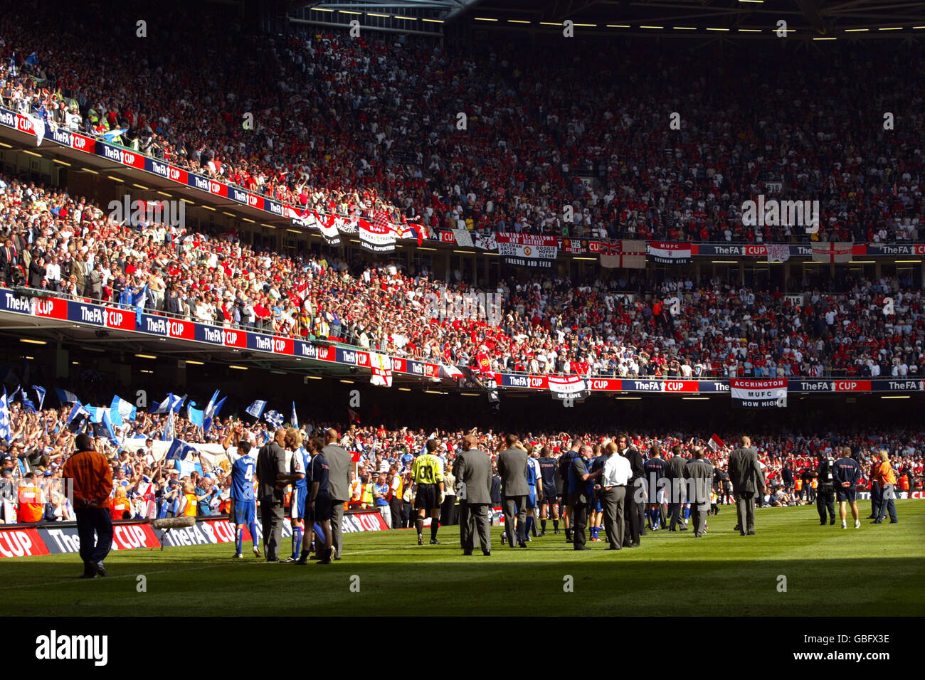 Soccer - AXA FA Cup - Final - Manchester United v Millwall Stock Photo ...