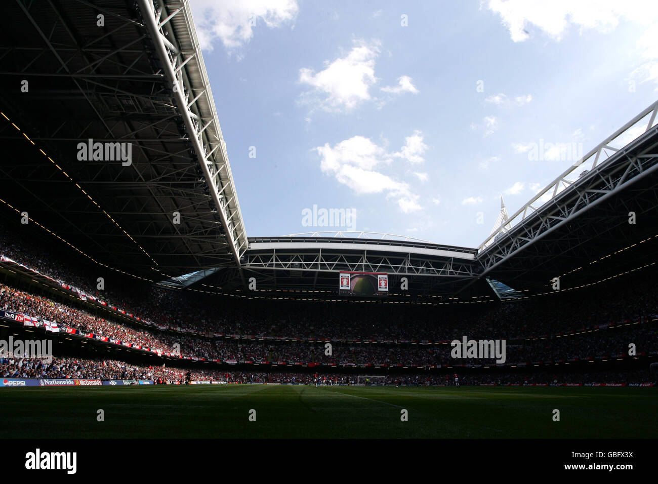 Soccer - AXA FA Cup - Final - Manchester United v Millwall Stock Photo ...
