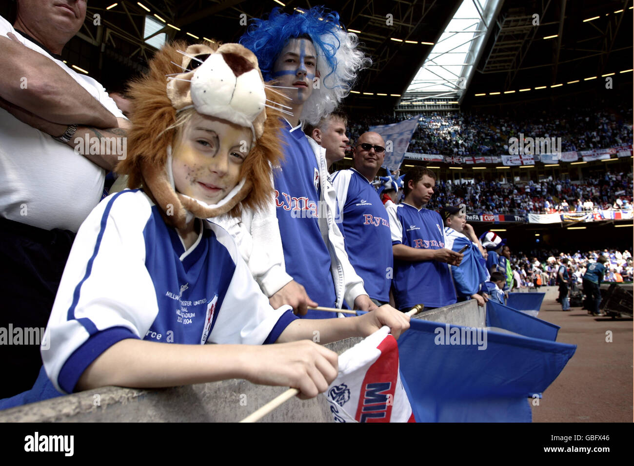 Soccer - AXA FA Cup - Final - Manchester United v Millwall Stock Photo ...