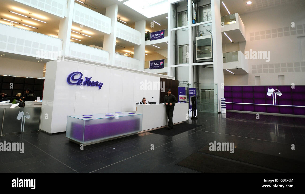 Reception in cadbury offices hi-res stock photography and images - Alamy