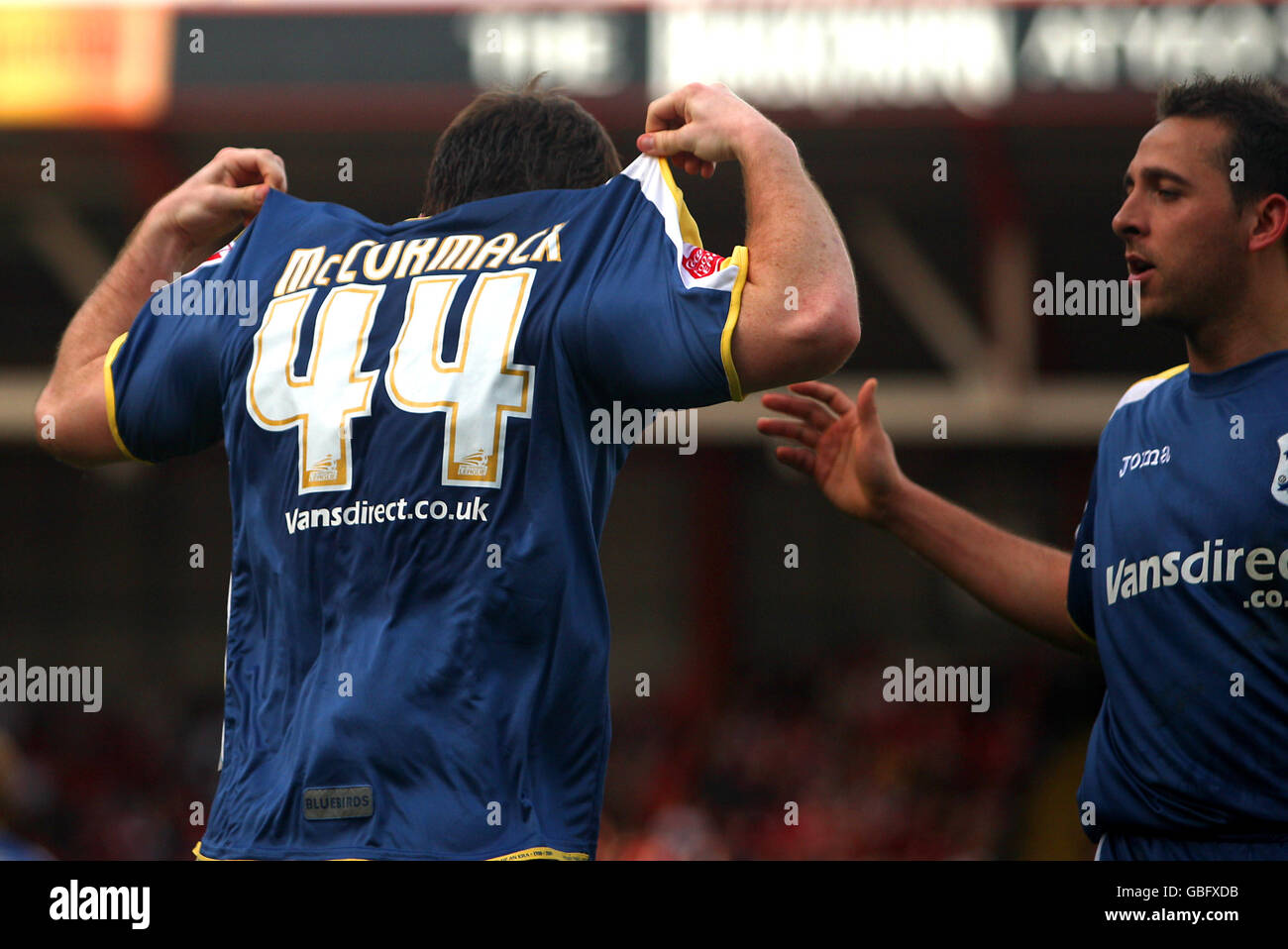 Cardiffs ross mccormack celebrates scoring the equalising goal hi-res ...