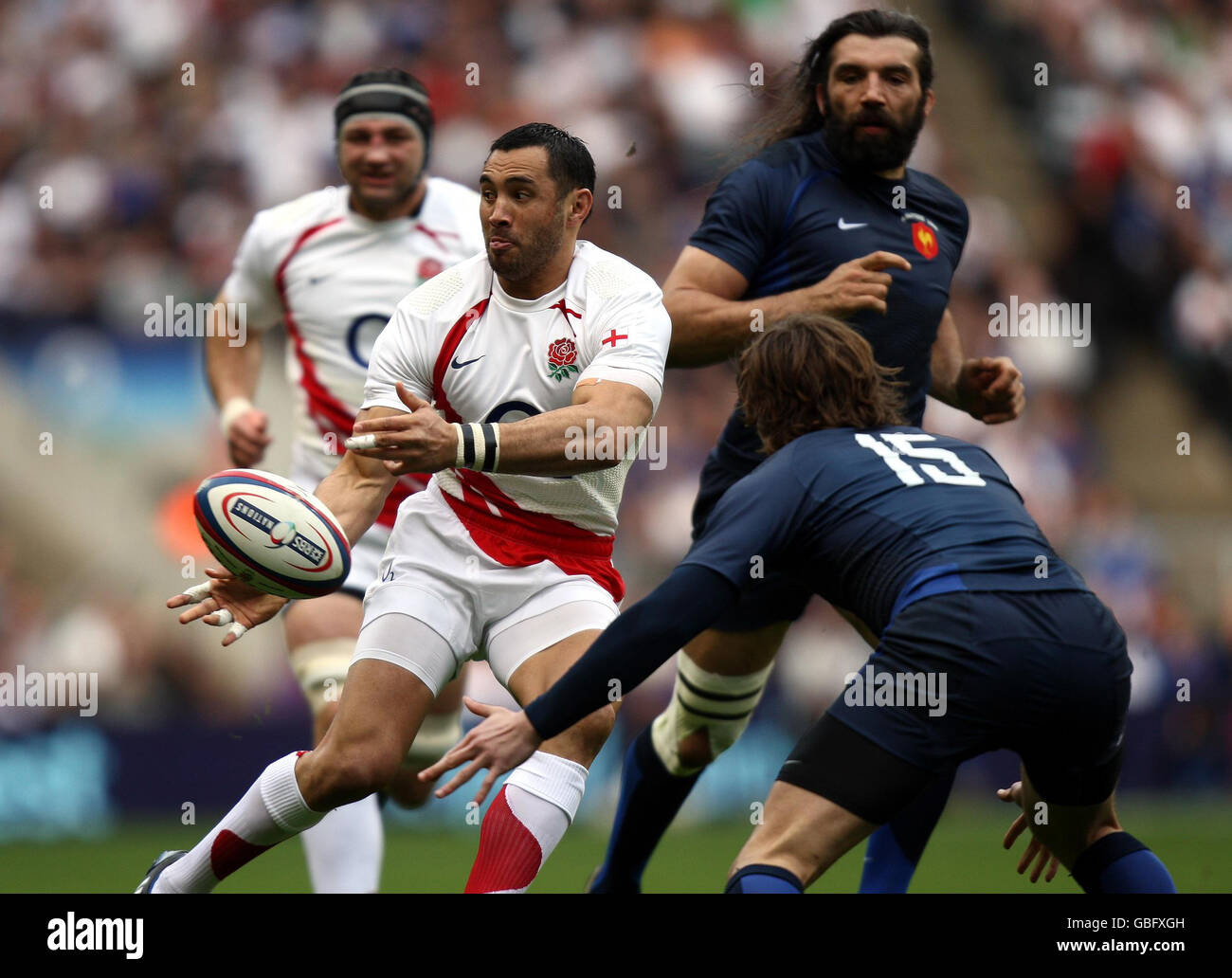 Rugby union rbs nations championship 2009 england france twickenham hi ...