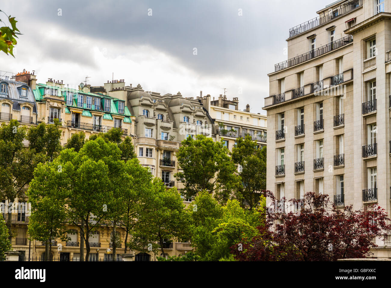 Old large buildings. Paris, France, Europe Stock Photo - Alamy