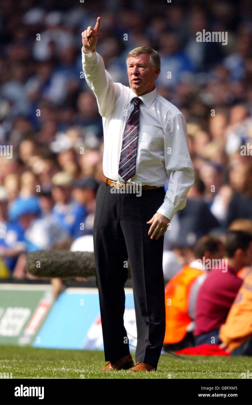 Soccer axa fa cup final manchester united v millwall hi-res stock ...