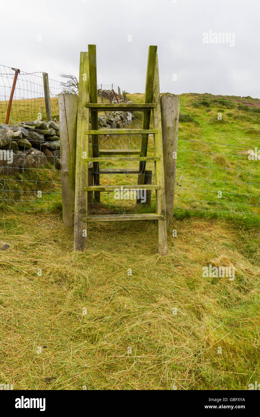Ladder over fence hi-res stock photography and images - Alamy
