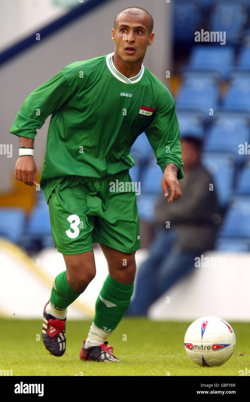 Soccer - International Friendly - Iraq v Trinidad & Tobago. Basim Abbas, Iraq Stock Photo - Alamy