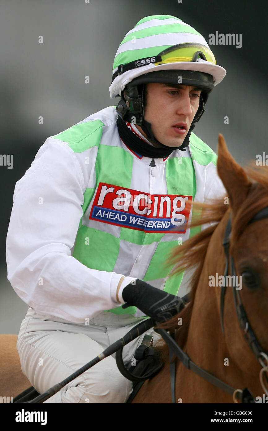 Jockey chris catlin southwell racecourse hi-res stock photography and ...