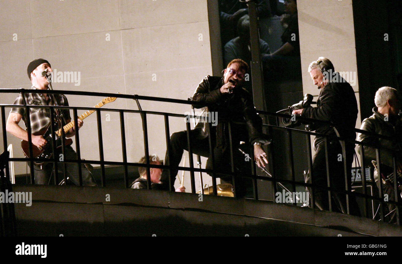 U2 secret gig hi-res stock photography and images - Alamy