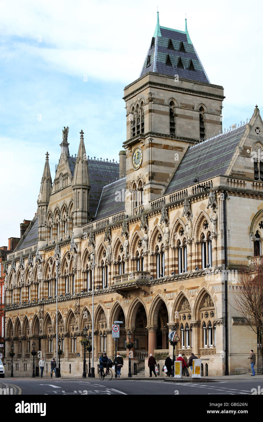 The Guildhall, Northampton. The Guildhall, Northampton Stock Photo - Alamy