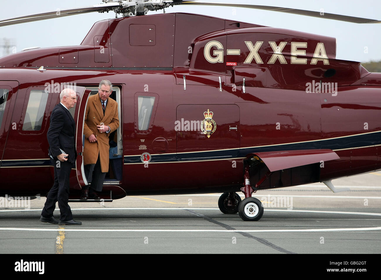 Prince of Wales visits Wales Stock Photo - Alamy