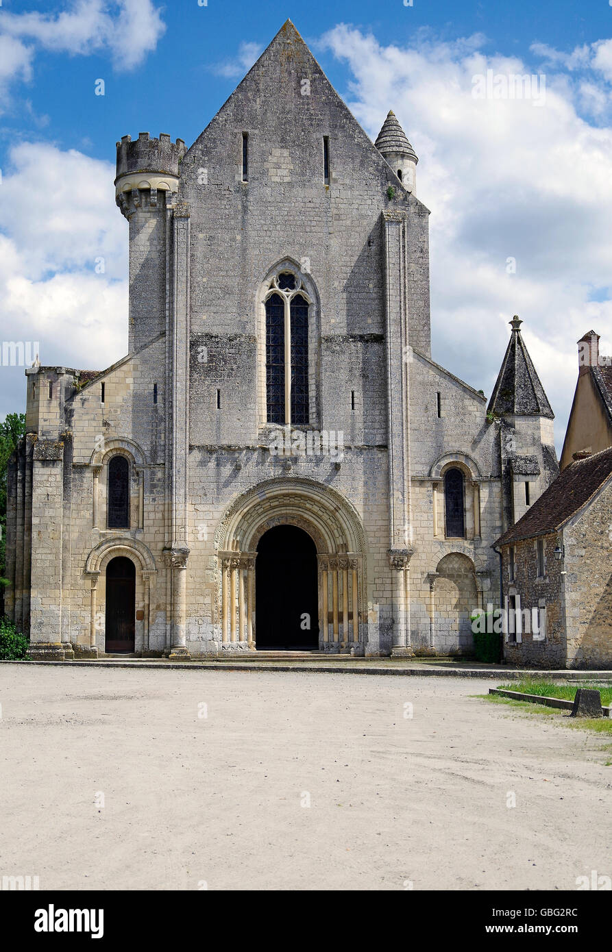 Benedictine Abbey of Notre-Dame de Fontgombault Stock Photo - Alamy