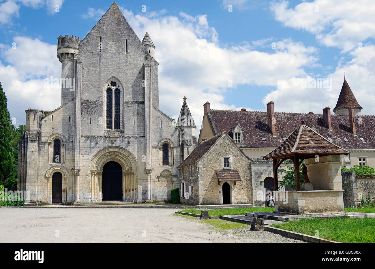 Benedictine Abbey of Notre-Dame de Fontgombault Stock Photo - Alamy