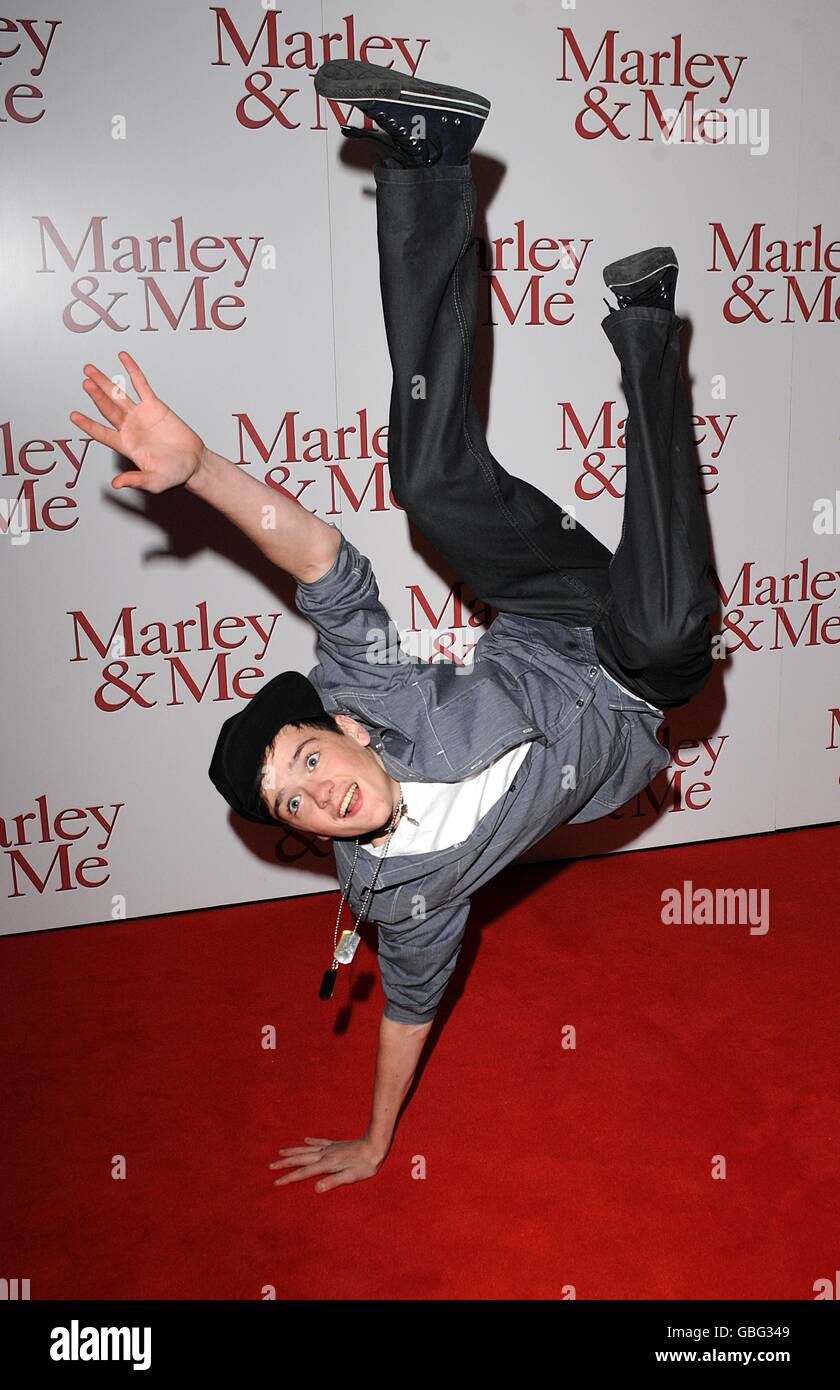 Marley And Me Premiere - London. George Sampson arriving for the ...
