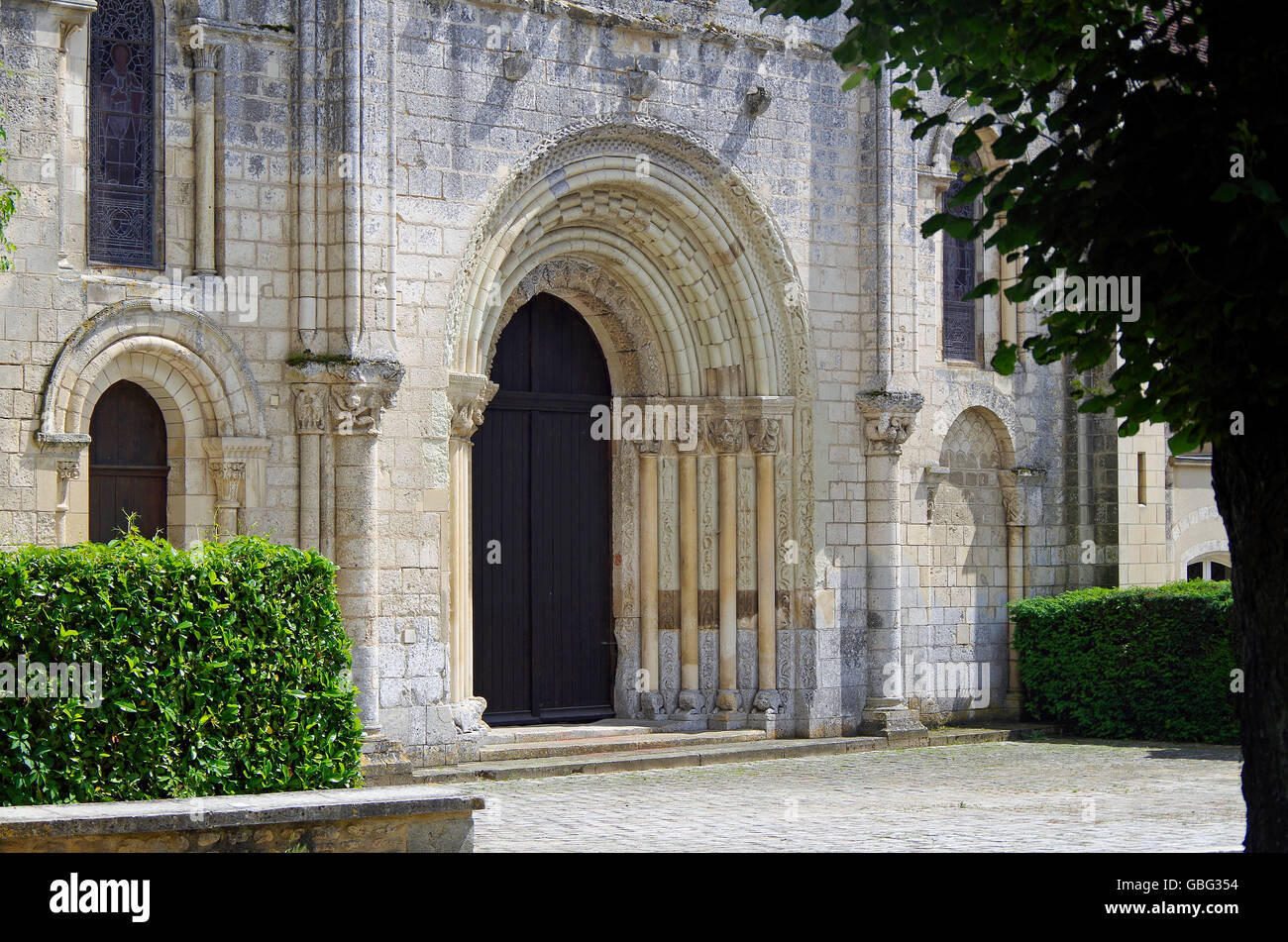Benedictine Abbey of Notre-Dame de Fontgombault Stock Photo - Alamy