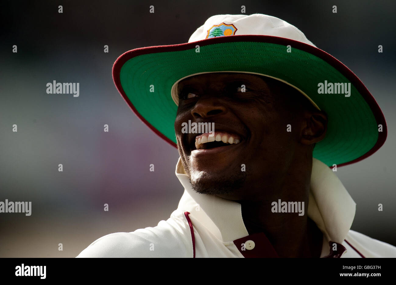 West Indies' Daren Powell during the fourth test at Kensington Oval ...