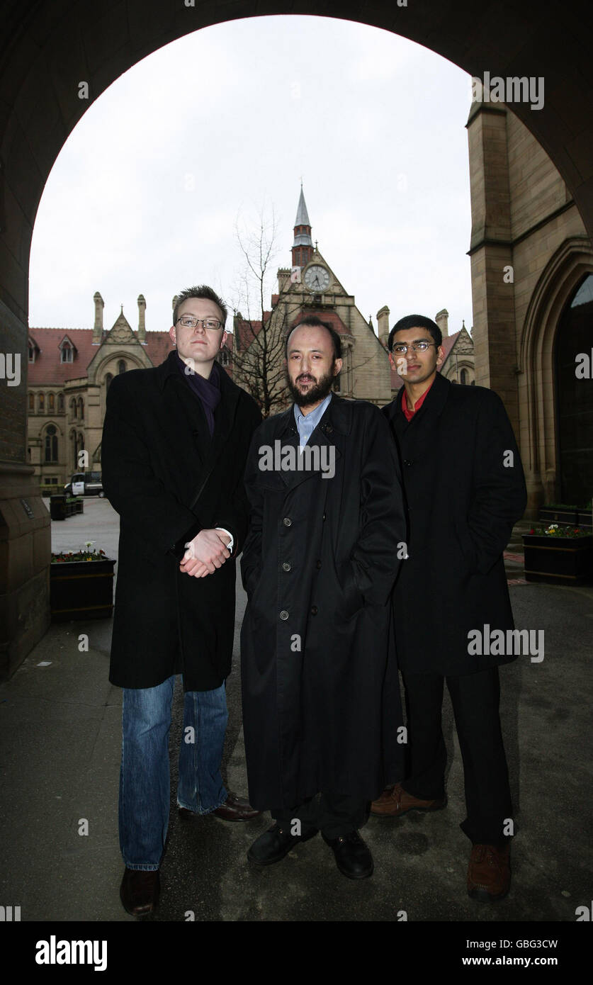 Three members, from left, Matthew Yeo, Henry Pertinez and Reuben Roy ...