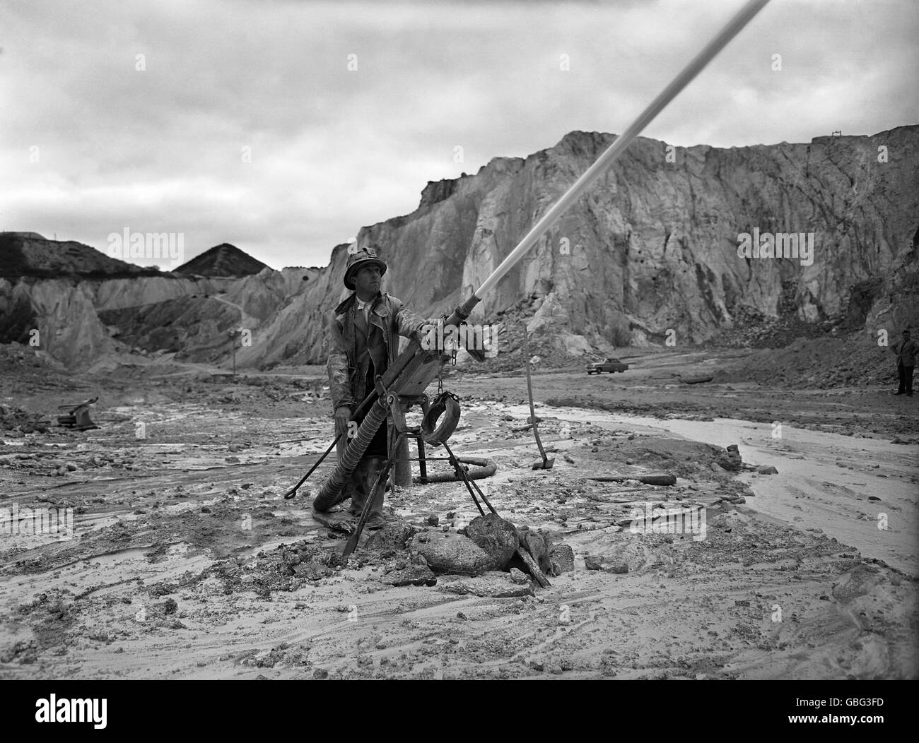 Melbur china clay pit hi-res stock photography and images - Alamy