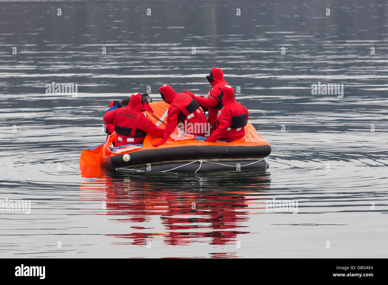 Liferaft flare hi-res stock photography and images - Alamy