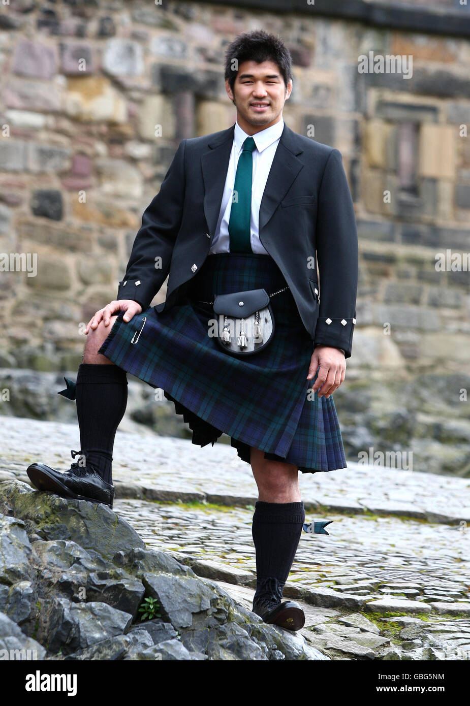 Japanese judo star kosei inoue visit to edinburgh castle hi-res stock ...