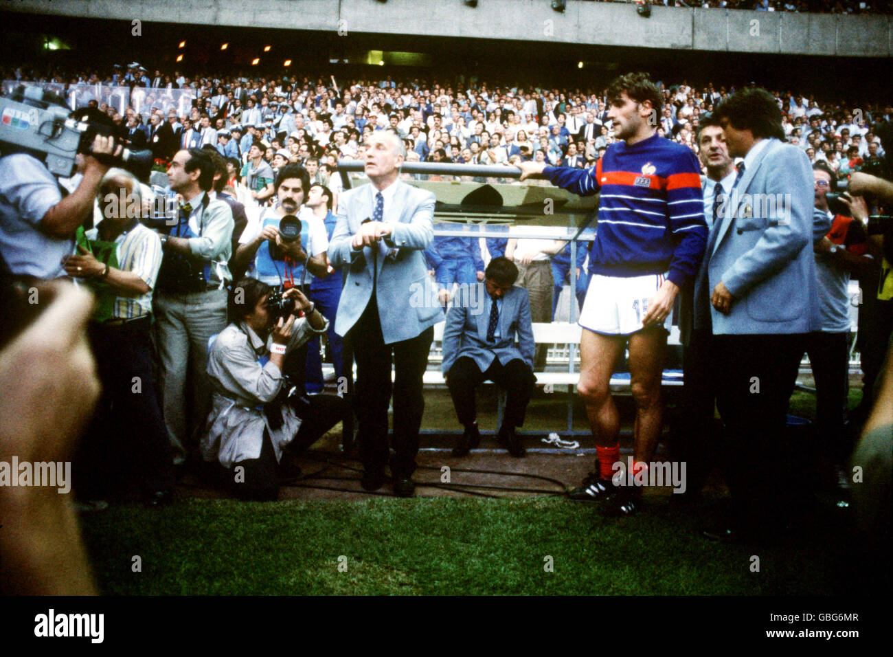 Soccer - European Championships 1984 - Final - France v Spain Stock ...