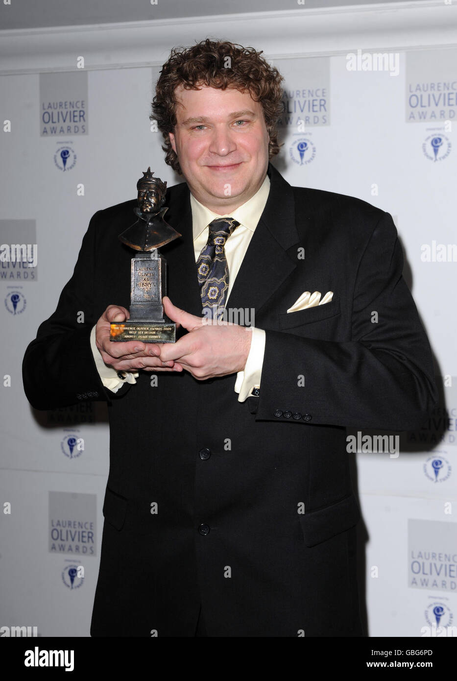 Todd Rosenthal wins the Best Set Design Award during the Laurence ...