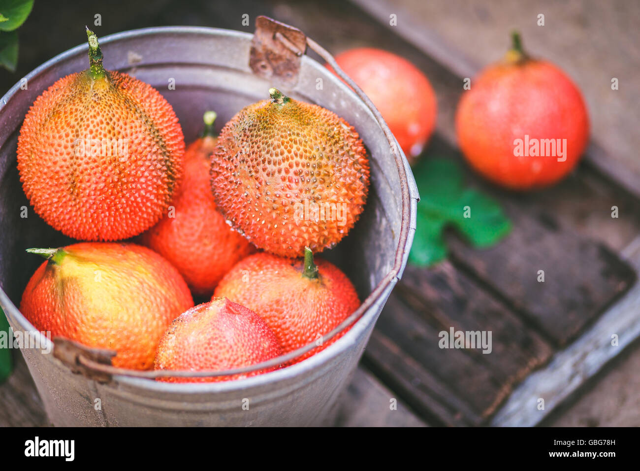 Trai gac fruit hi-res stock photography and images - Alamy