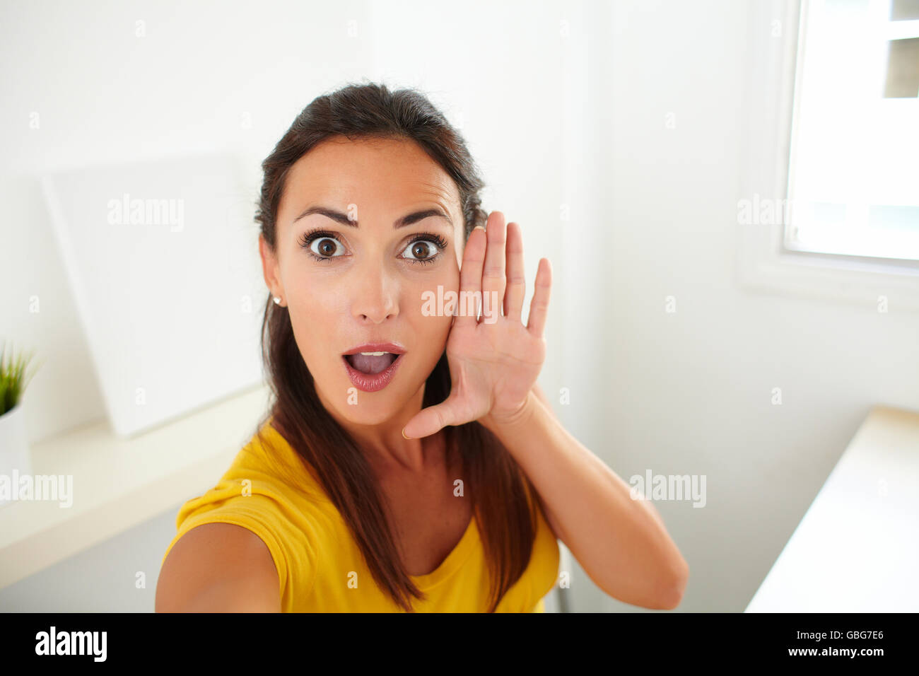 Indoor joking hi-res stock photography and images - Alamy