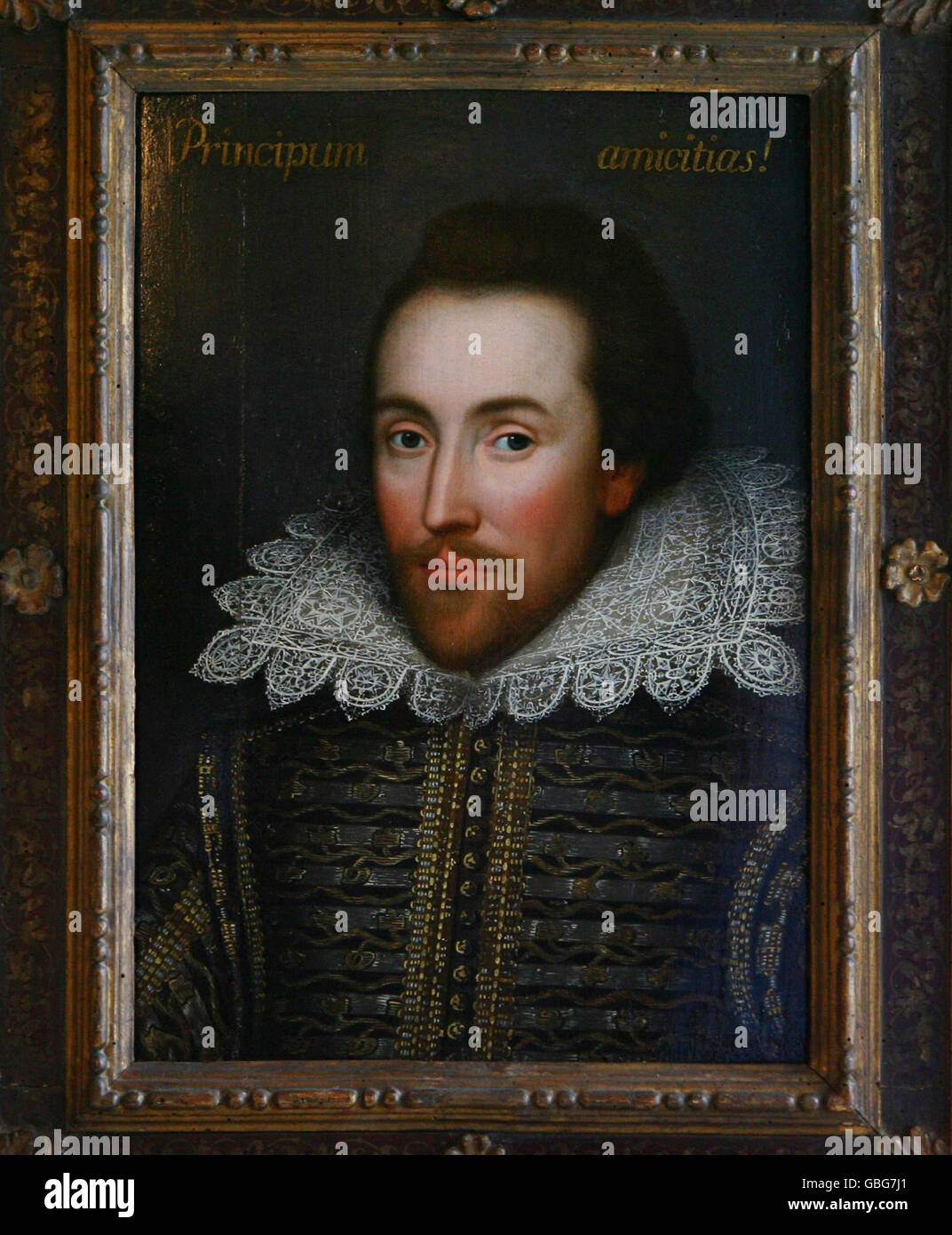 Shakespeare portrait unveiled Stock Photo - Alamy