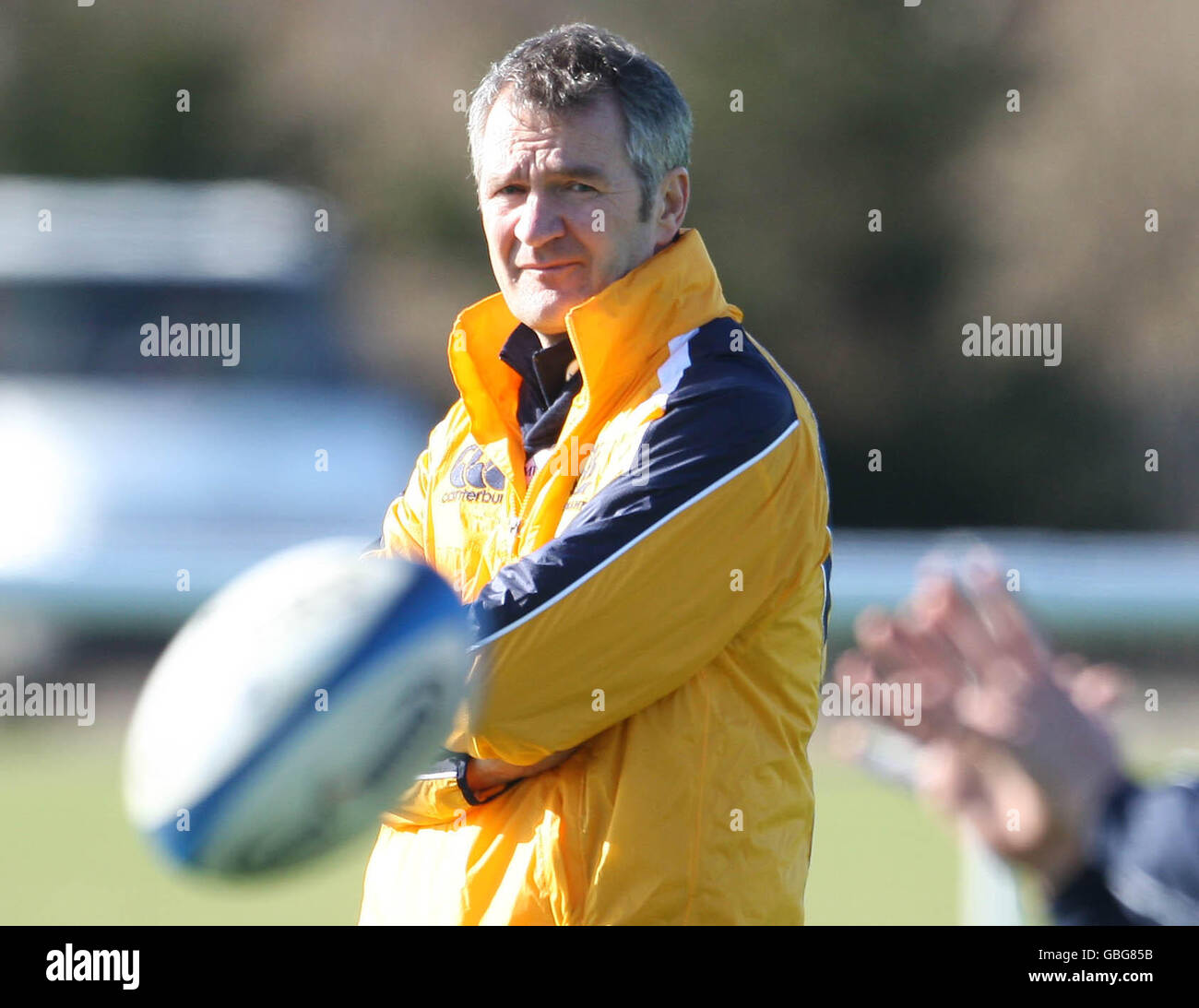 Scotland Head coach Frank Hadden during a training session at ...