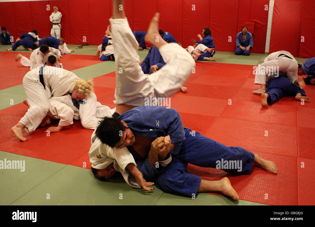 Kosei Inoue attends training sessions at Judo Scotland's headquarters ...