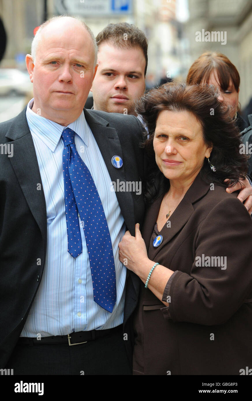 Barry and Margaret Mizen, the parents of murdered schoolboy Jimmy Mizen ...